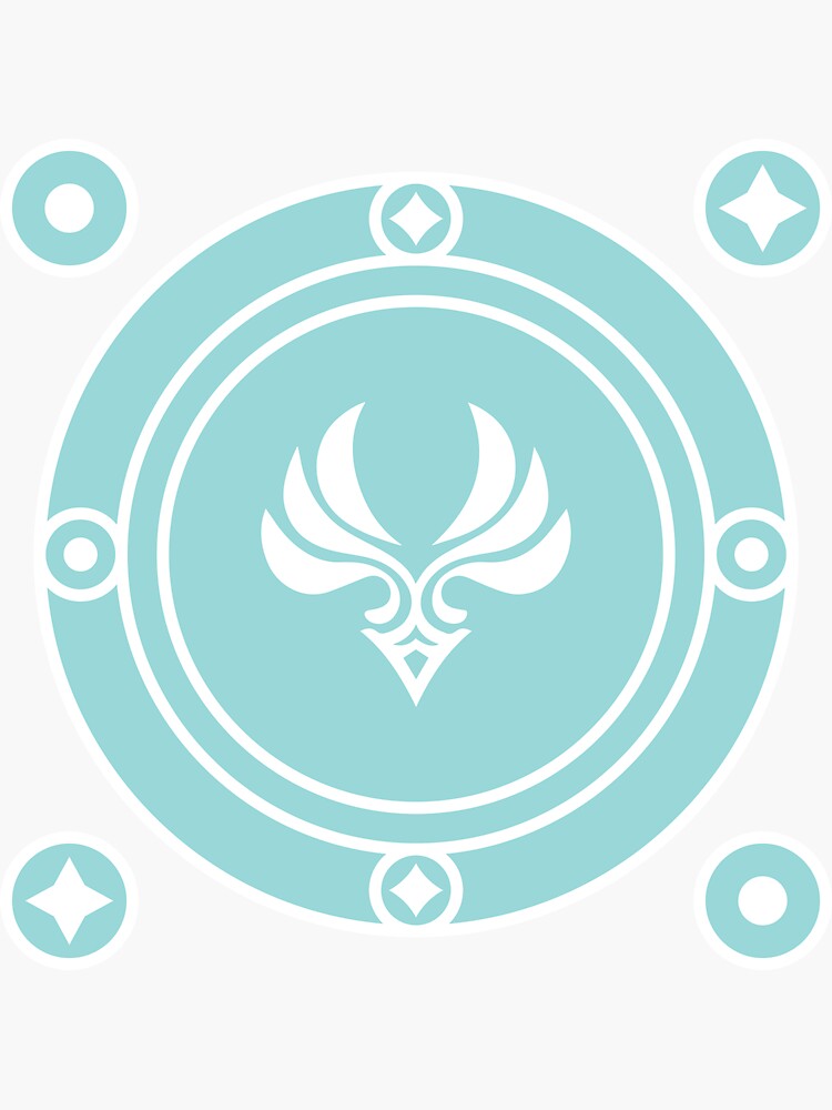 "Anemo Element" Sticker for Sale by miruro | Redbubble