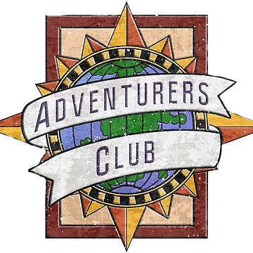 "Adventurers Club" Sticker for Sale by Jeff Williams | Redbubble