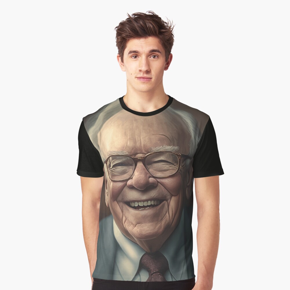 "Warren Buffett Smile" Poster for Sale by CyberYogi | Redbubble