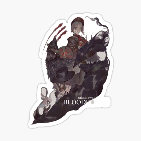 "bloodborne" Sticker for Sale by binzchop | Redbubble