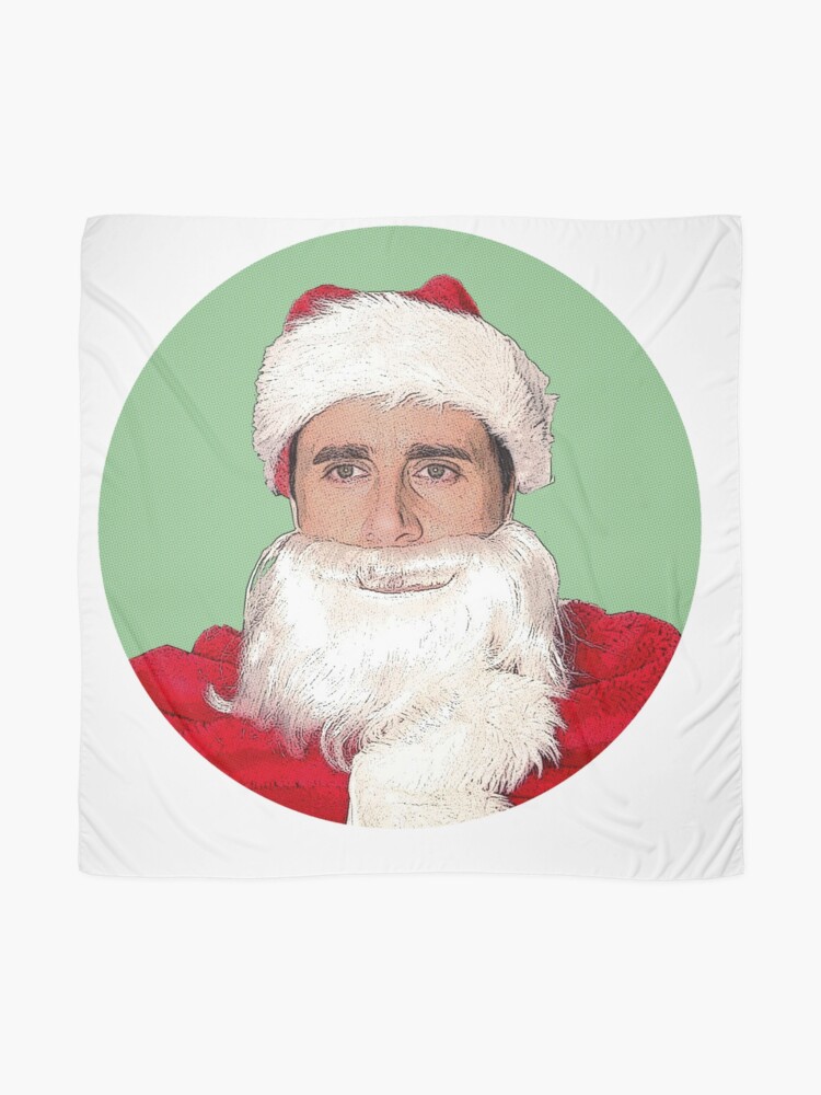 "MICHAEL SCOTT SANTA CLAUS The Office Christmas" Scarf for Sale by ...