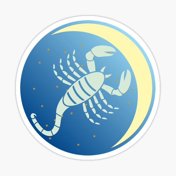 "Scorpio" Sticker for Sale by lunesty | Redbubble