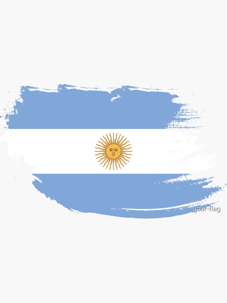 "Argentina flag" Sticker for Sale by your-flag | Redbubble