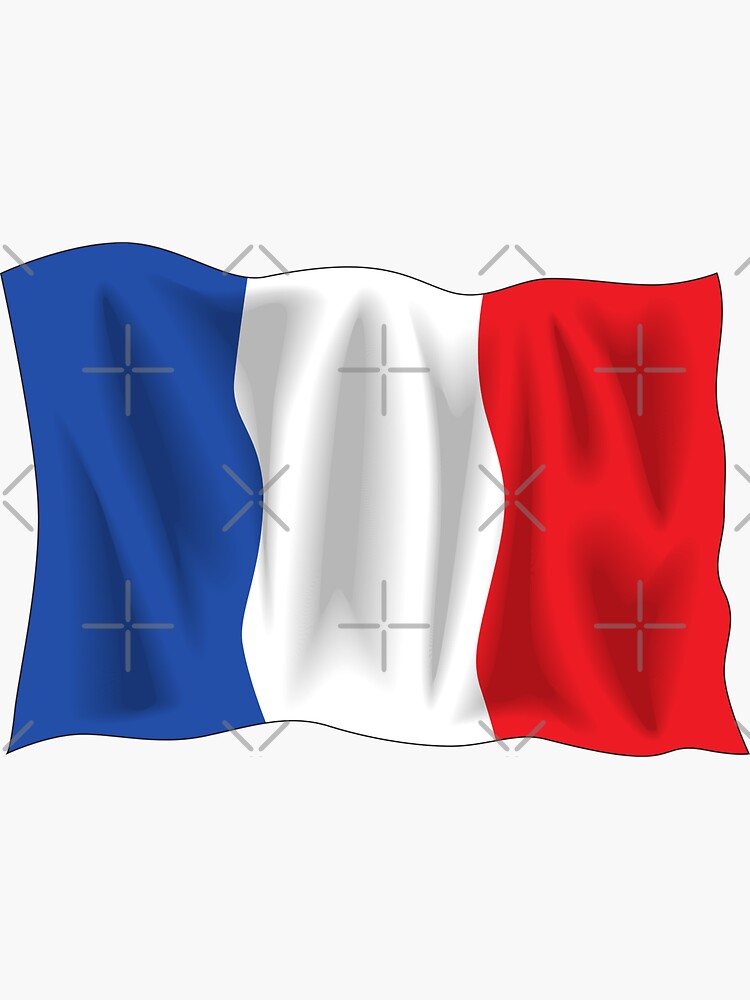 "French flag" Sticker for Sale by Batartiste | Redbubble