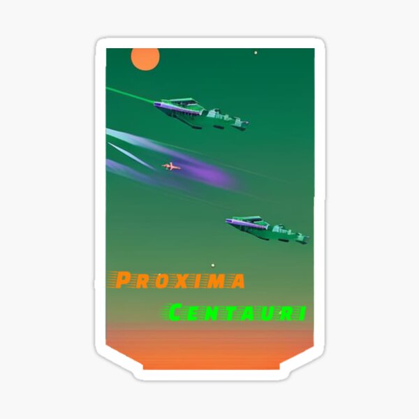 "Proxima centauri colonization advertisement" Sticker for Sale by ...