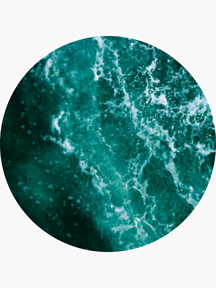 "Ocean water marble pattern" Sticker for Sale by Ancient-Egypt | Redbubble