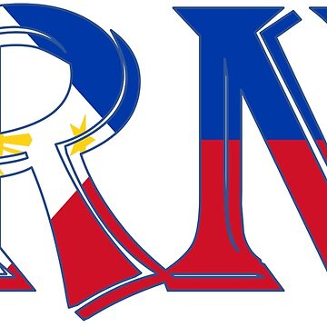 "Filipino RN Logo" Poster for Sale by MixedMaleNurse | Redbubble