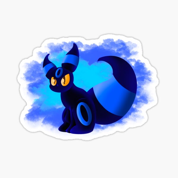 "Blue Moon" Sticker for Sale by SomeSaiyan | Redbubble