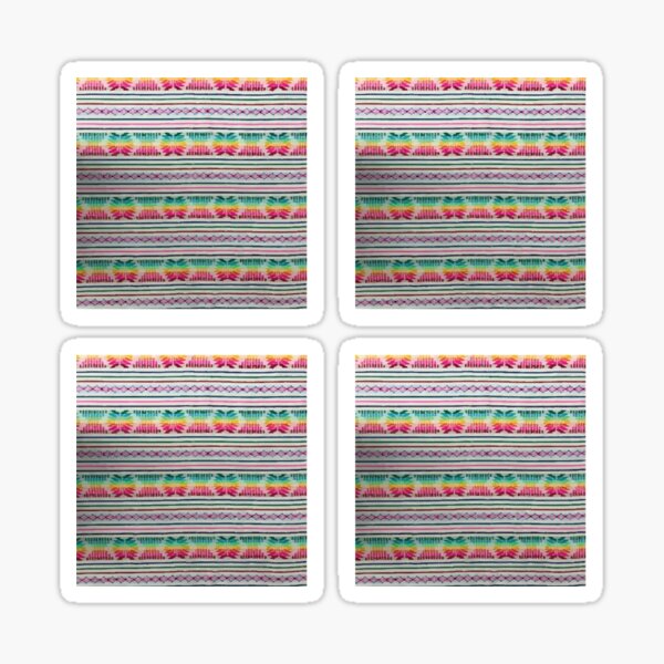 "Boho chic mexican tablecloth aztec print" Sticker for Sale by T-Mex ...