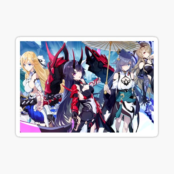 "Honkai Impact #4" Sticker for Sale by EmpireKitsune | Redbubble