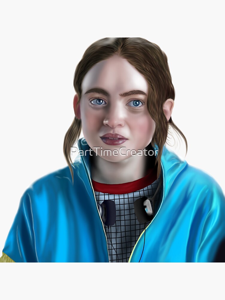 "Stranger things max artwork " Sticker for Sale by PartTimeCreator ...