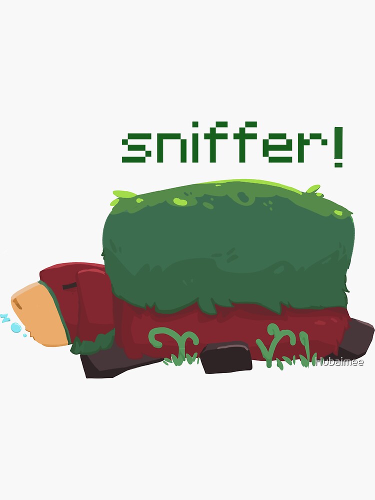 "sniffer Minecraft mob" Sticker for Sale by Hubaimee | Redbubble