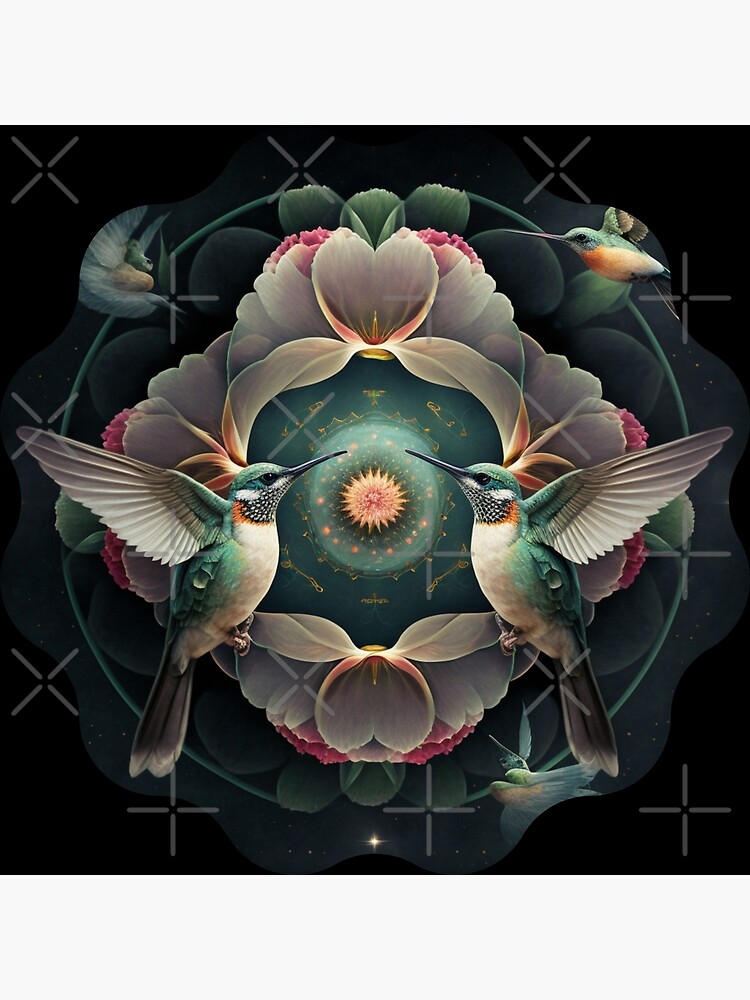 "Pattern of birds animal insects fish flower solar system mysterious ...