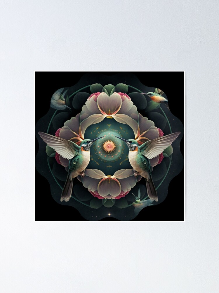 "Pattern of birds animal insects fish flower solar system mysterious ...