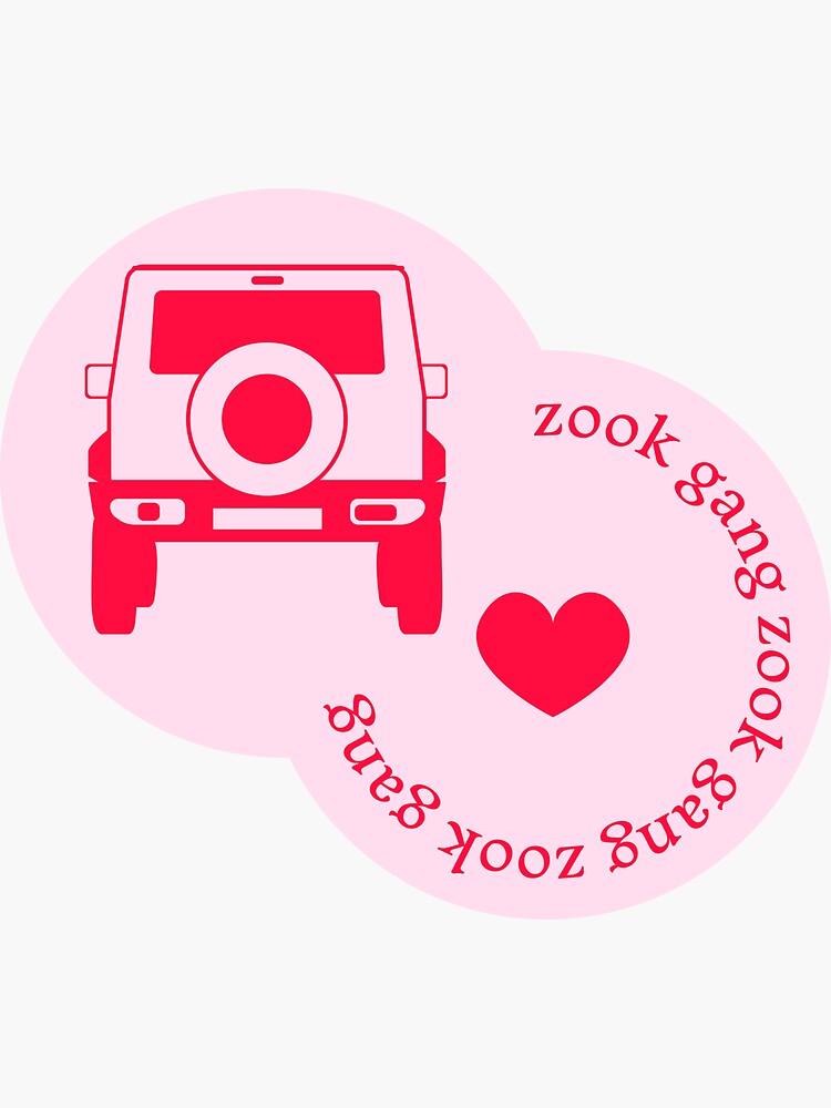 "Zook Gang Heart Jimny" Sticker for Sale by stoicjimny | Redbubble