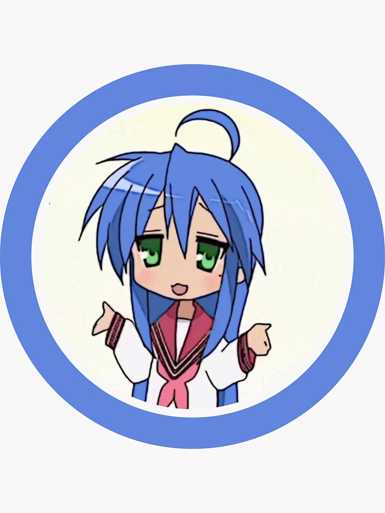 "Konata Izumi, Lucky Star Anime #006" Sticker for Sale by MOONADA ...