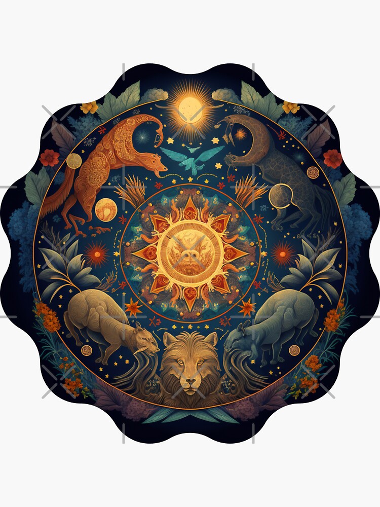 "Pattern of birds animal insects fish flower solar system mysterious ...