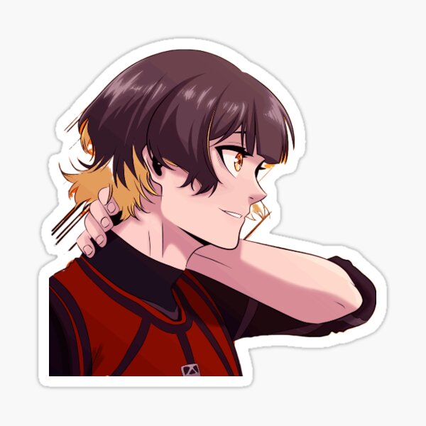 "Blue Lock - Bachira " Sticker for Sale by alpha-Designs- | Redbubble