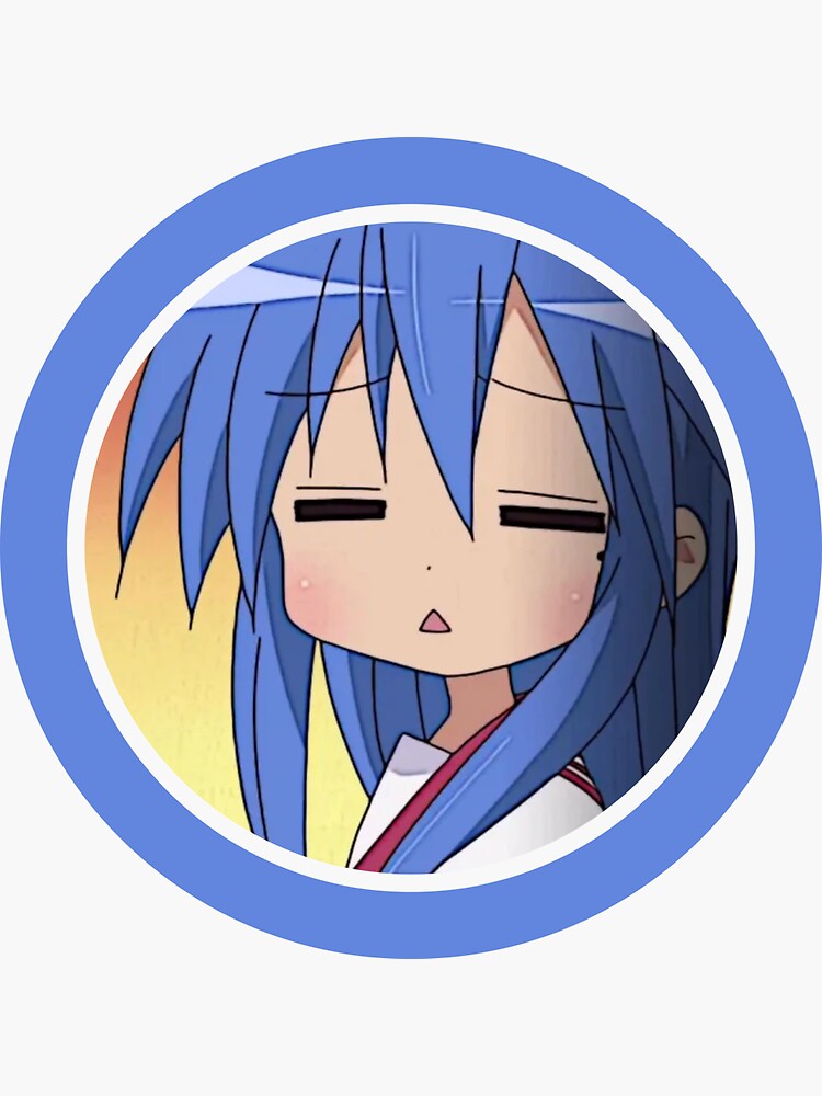 "Konata Izumi, Lucky Star Anime #012" Sticker for Sale by MOONADA ...