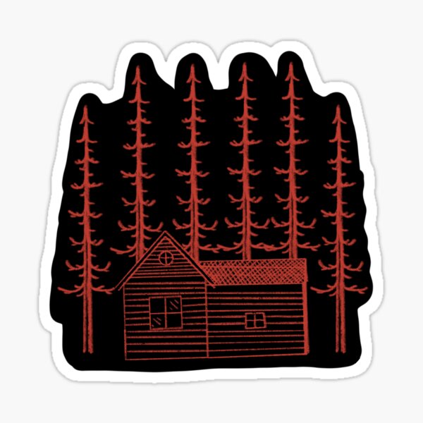 "Cabin Woods" Sticker for Sale by NatureLights | Redbubble