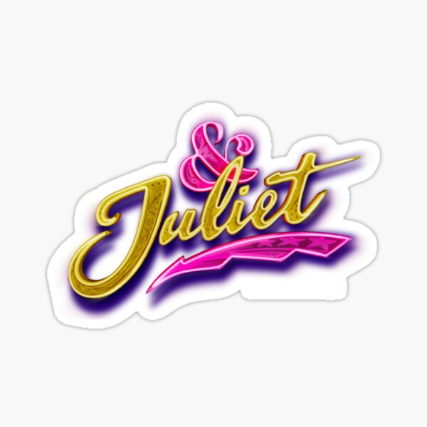"& Juliet logo 4" Sticker for Sale by Leyzel | Redbubble