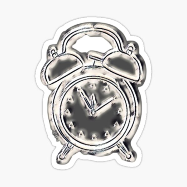 "Clock design" Sticker for Sale by djuric-sell | Redbubble