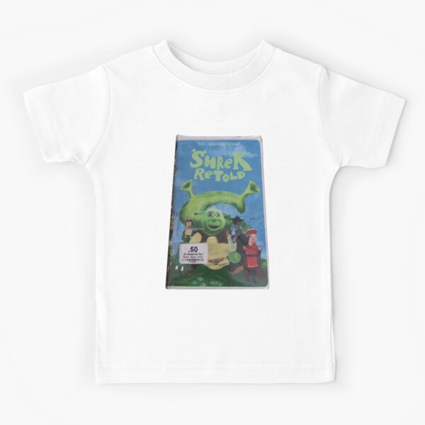 "Shrek Retold VHS" Kids T-Shirt for Sale by fergyfilms | Redbubble