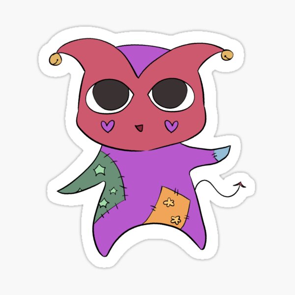 "Impy the Imp" Sticker for Sale by spaceofbones | Redbubble