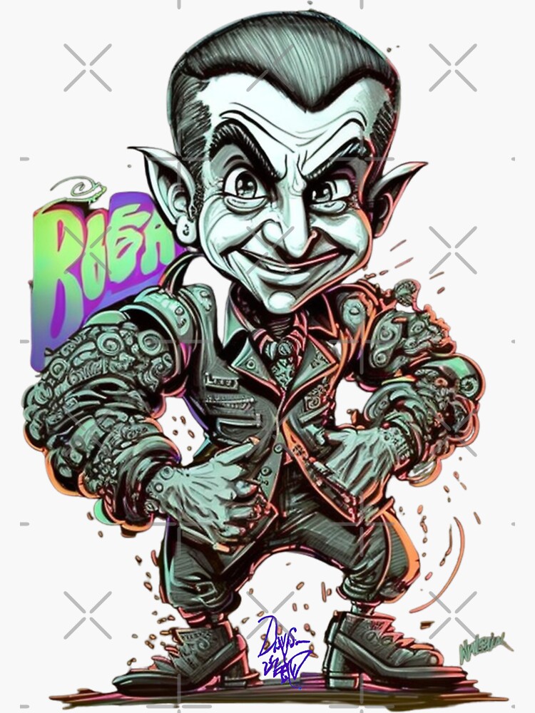 "Big Head" Sticker for Sale by MindTankArt | Redbubble