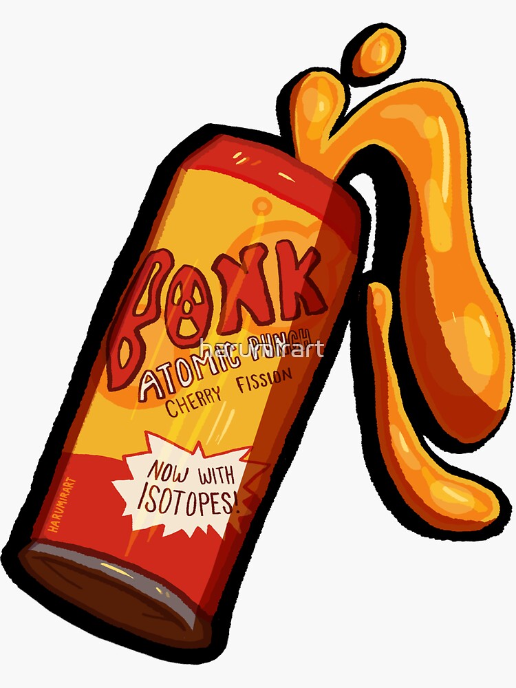 "TF2 Bonk Soda" Sticker for Sale by harumirart | Redbubble