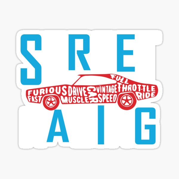 "street-racing" Sticker for Sale by anonnadesign | Redbubble