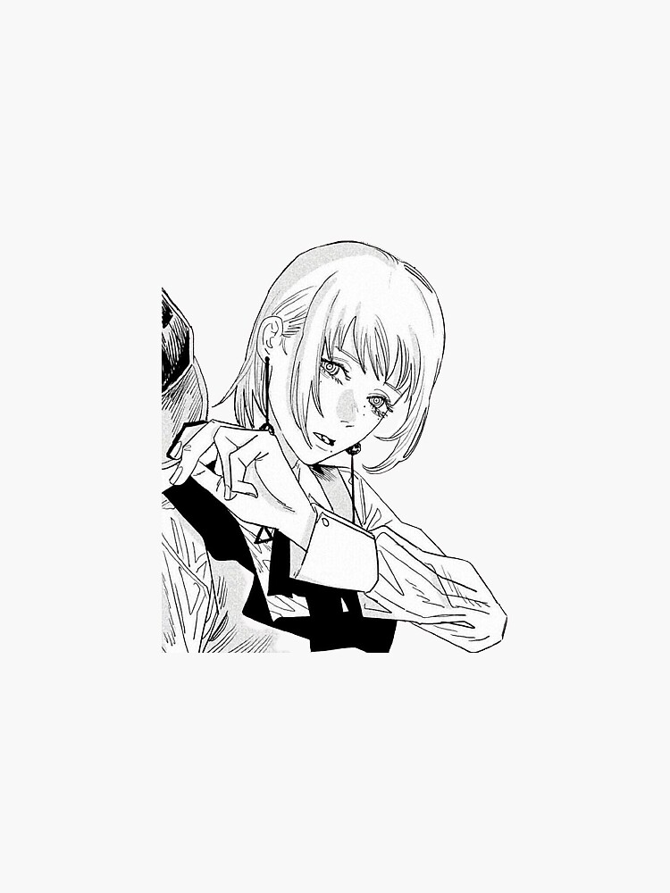 "Fami Chainsaw Man Famine Devil Manga Panel" Sticker for Sale by ...