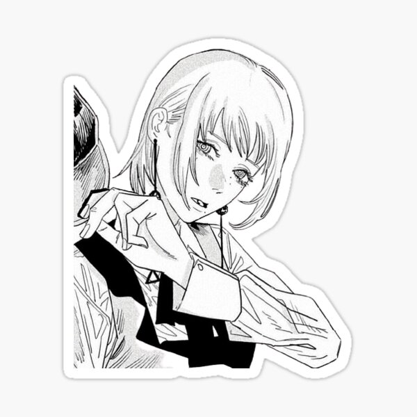 "Fami Chainsaw Man Famine Devil Manga Panel" Sticker for Sale by ...
