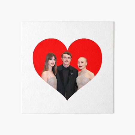 "phoebe bridgers, paul mescal, daisy edgar jones heart" Art Board Print ...