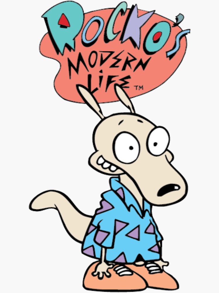 "rocko’s modern life" Sticker for Sale by Martin-sho | Redbubble