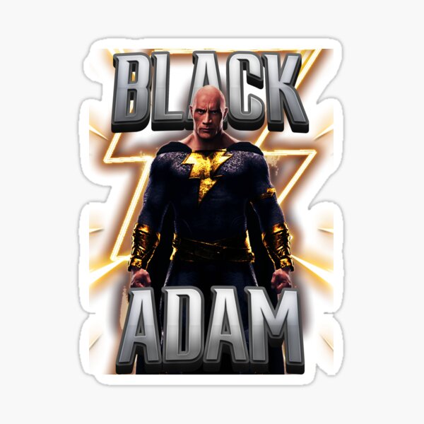 "Black Adam" Sticker for Sale by TTZoeticDesigns | Redbubble