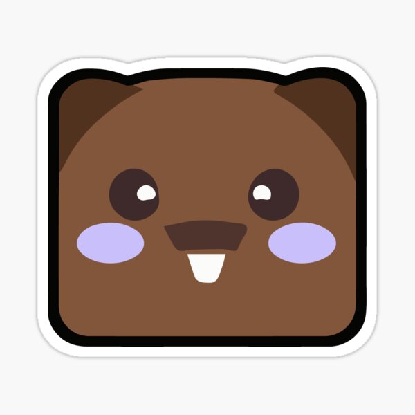 "Small kawaii rectangular poop wombat" Sticker for Sale by pierdus ...