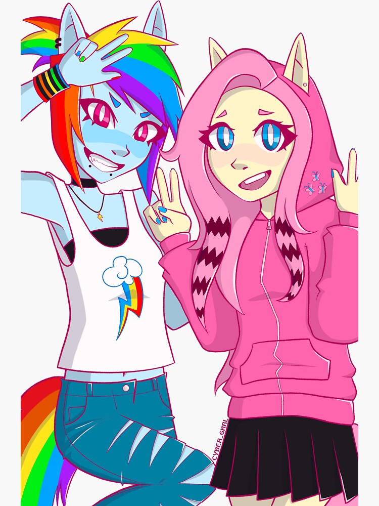 "Scenecore Flutterdash w/out BG" Sticker for Sale by CYBER-GRRL | Redbubble