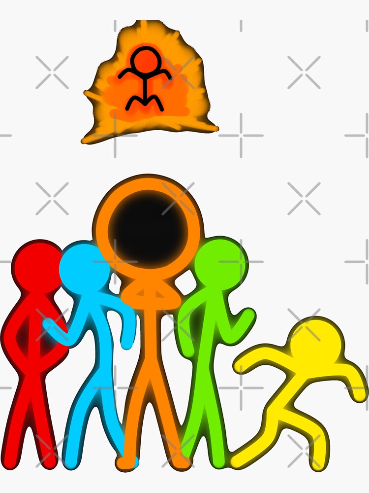 "Alan Becker " Sticker for Sale by Fashion-Ciiity | Redbubble