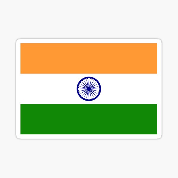 "India | Indian Flag" Sticker for Sale by flagstickers | Redbubble