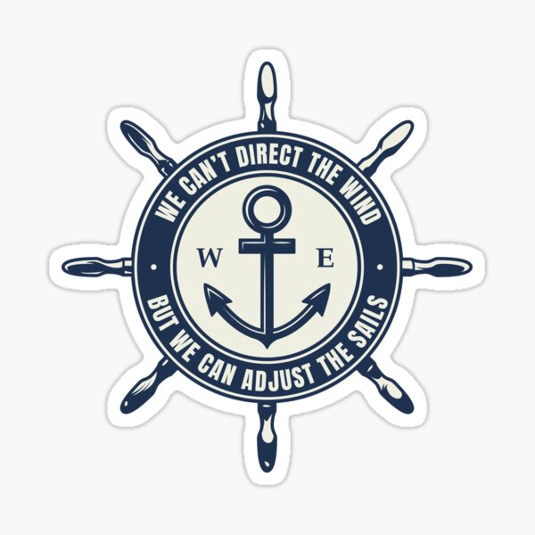 "Old sailor quote. Sail boat owners gifts." Sticker for Sale by ...