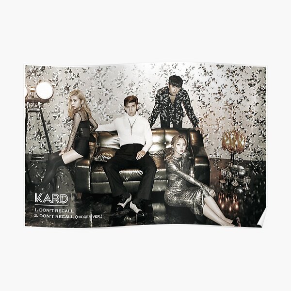 "DON'T Recall Kard" Poster by yeongwonhikpop | Redbubble