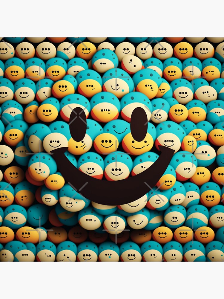 "Positive emotion design V12" Sticker for Sale by GlobalMatrixAI ...