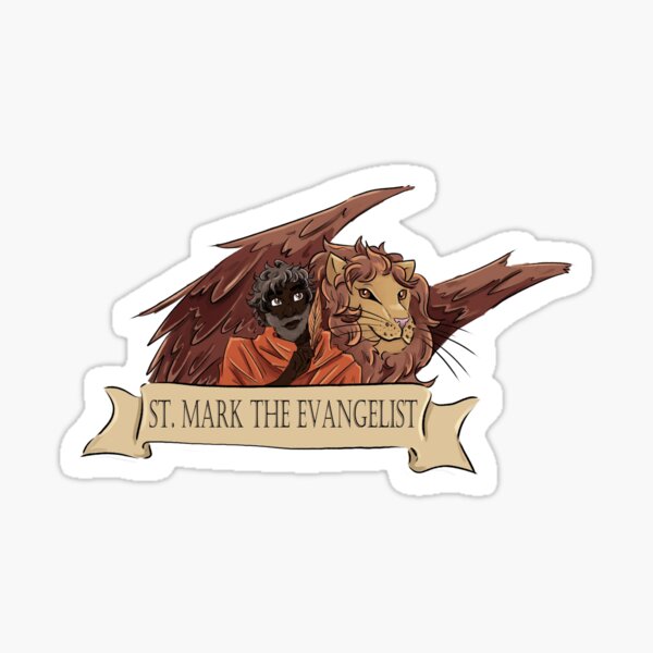 "St. Mark" Sticker for Sale by Therizino-Arts | Redbubble