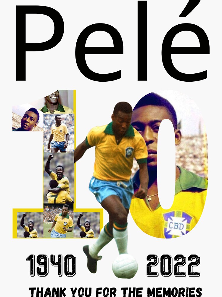 "RIP Pele Death The Brazilian Soccer RIP Pele" Sticker for Sale by ...
