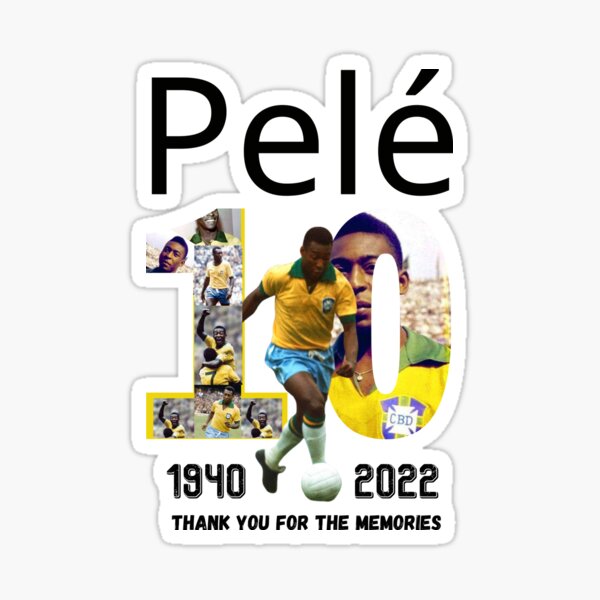 "RIP Pele Death The Brazilian Soccer RIP Pele" Sticker for Sale by ...