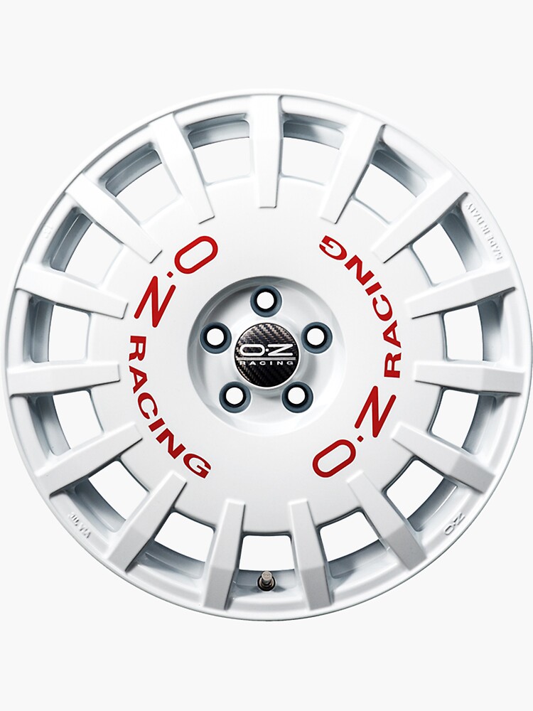 "OZ racing Rally car rim" Sticker for Sale by shlaboza | Redbubble