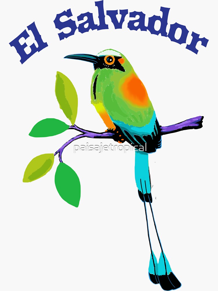 "The beautiful Torogóz bird" Sticker for Sale by paisajetropical ...