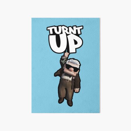 "Turnt Up" Art Board Print for Sale by themarvdesigns | Redbubble