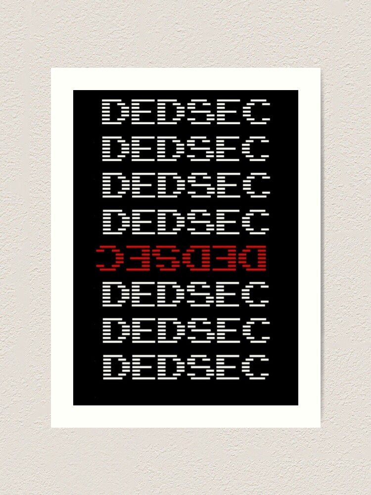 "DedSec " Art Print by clarkarts24 | Redbubble